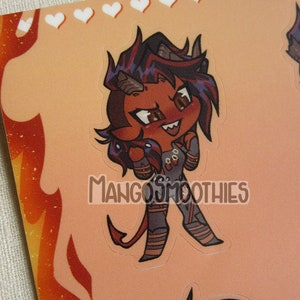 Karlach Sticker Sheet. Baldur's Gate 3 Karlach Inspired Sticker Sheet ...