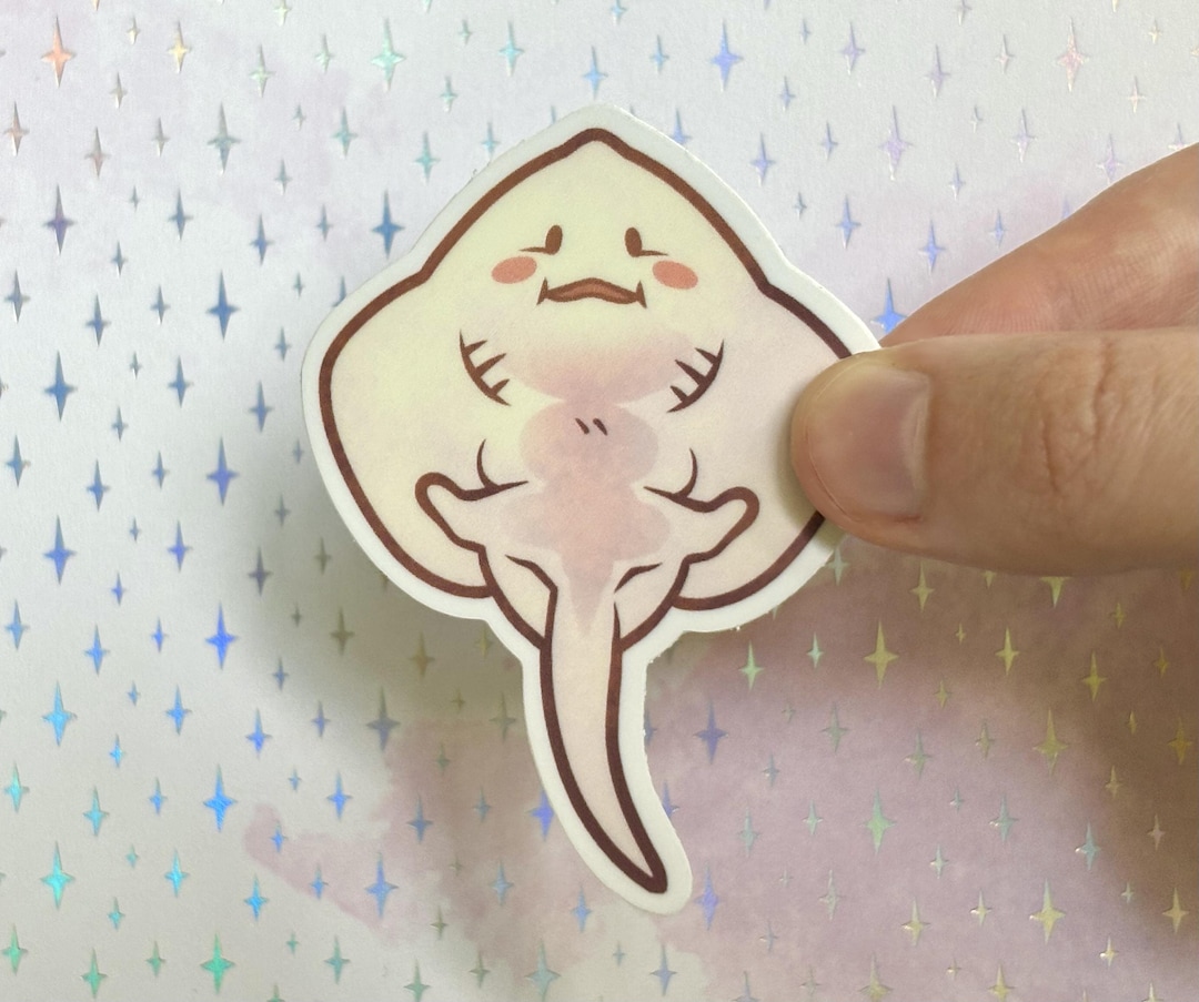 Baby Stingray Sticker | Matte Vinyl Sticker, Waterproof Weatherproof ...