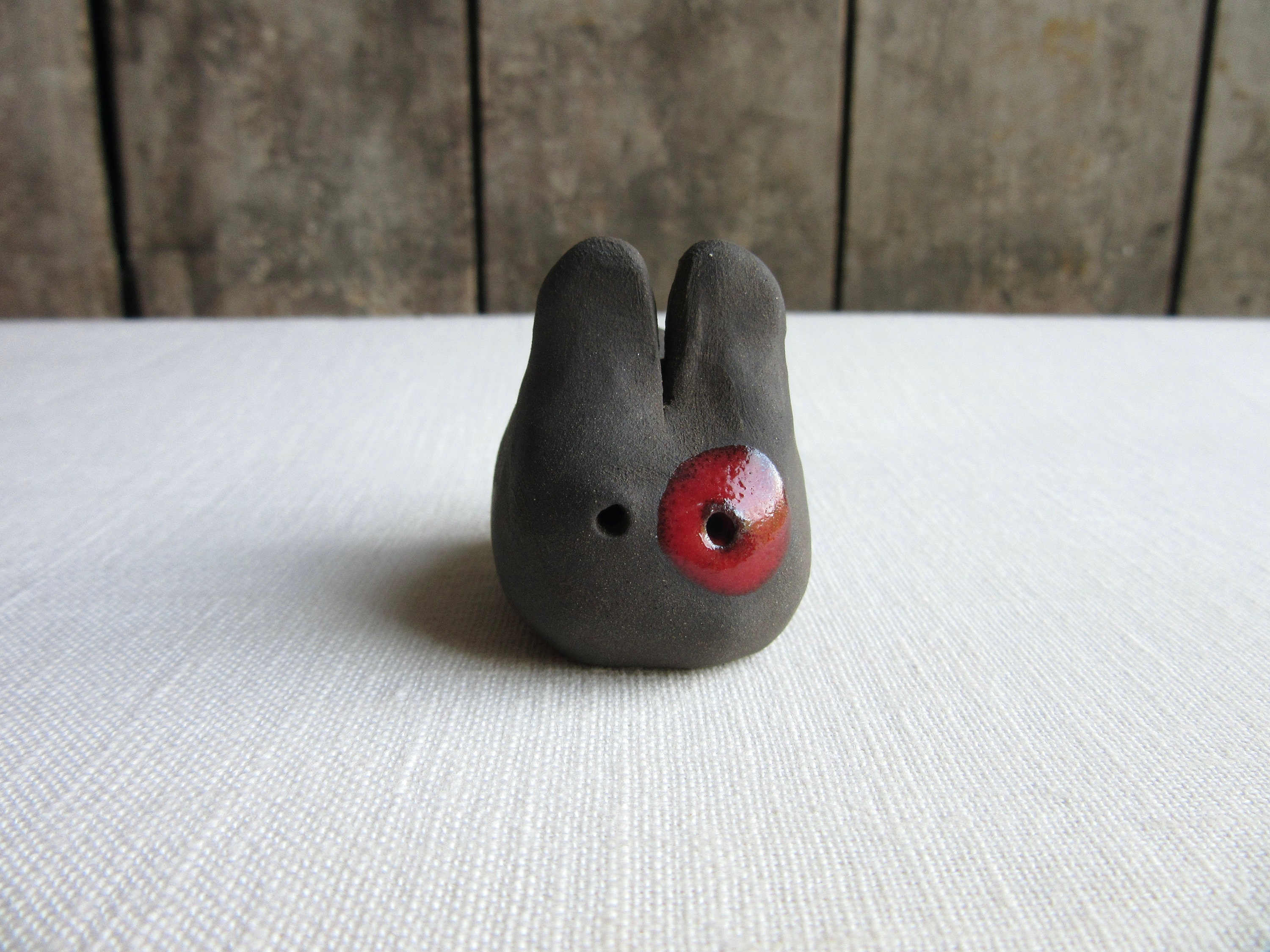 Spotted Bun Miniature Ceramic Figurine | Bunny Rabbit Figurine, Funny ...