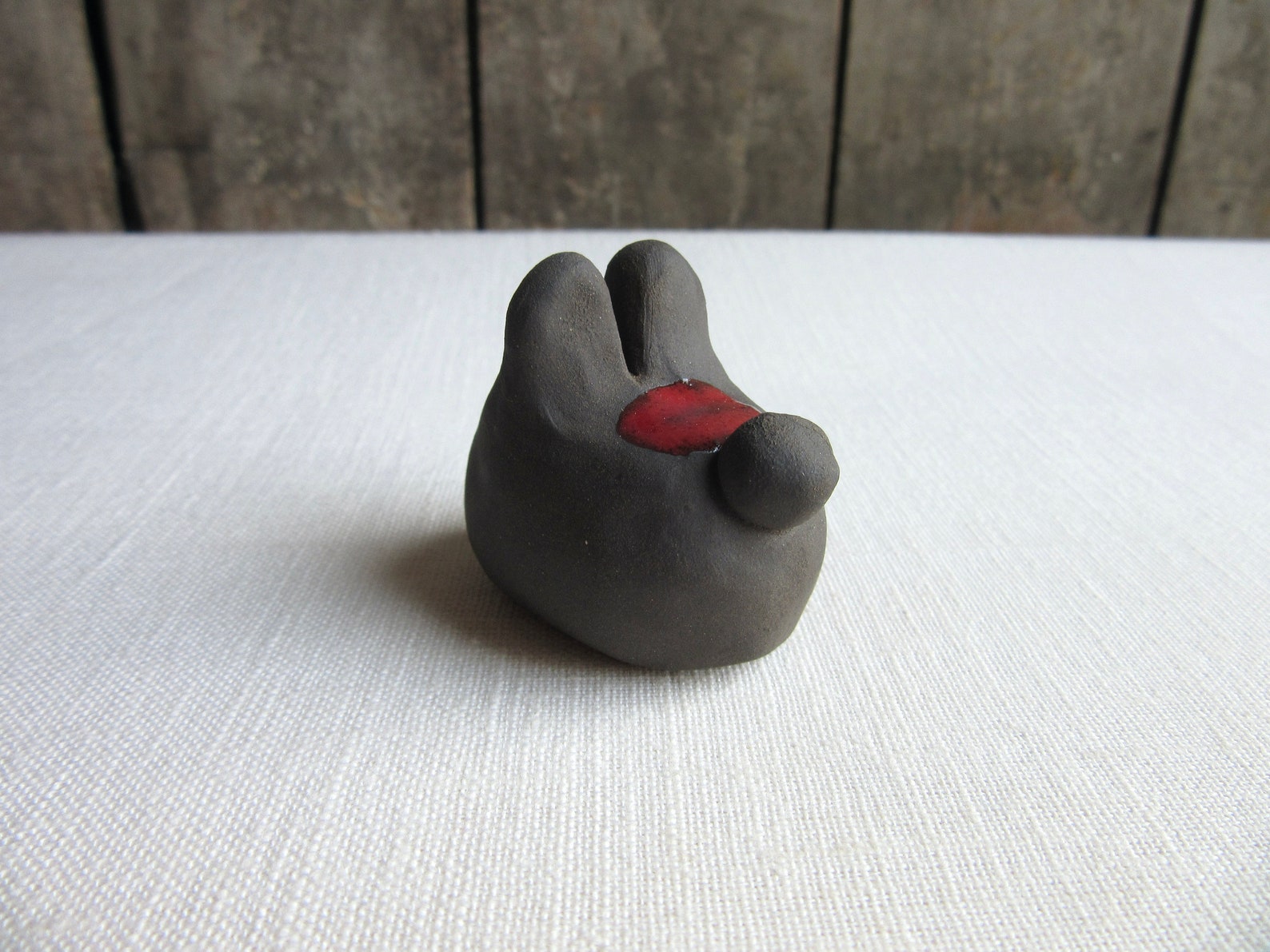 Spotted Bun Miniature Ceramic Figurine | Bunny Rabbit Figurine, Funny ...