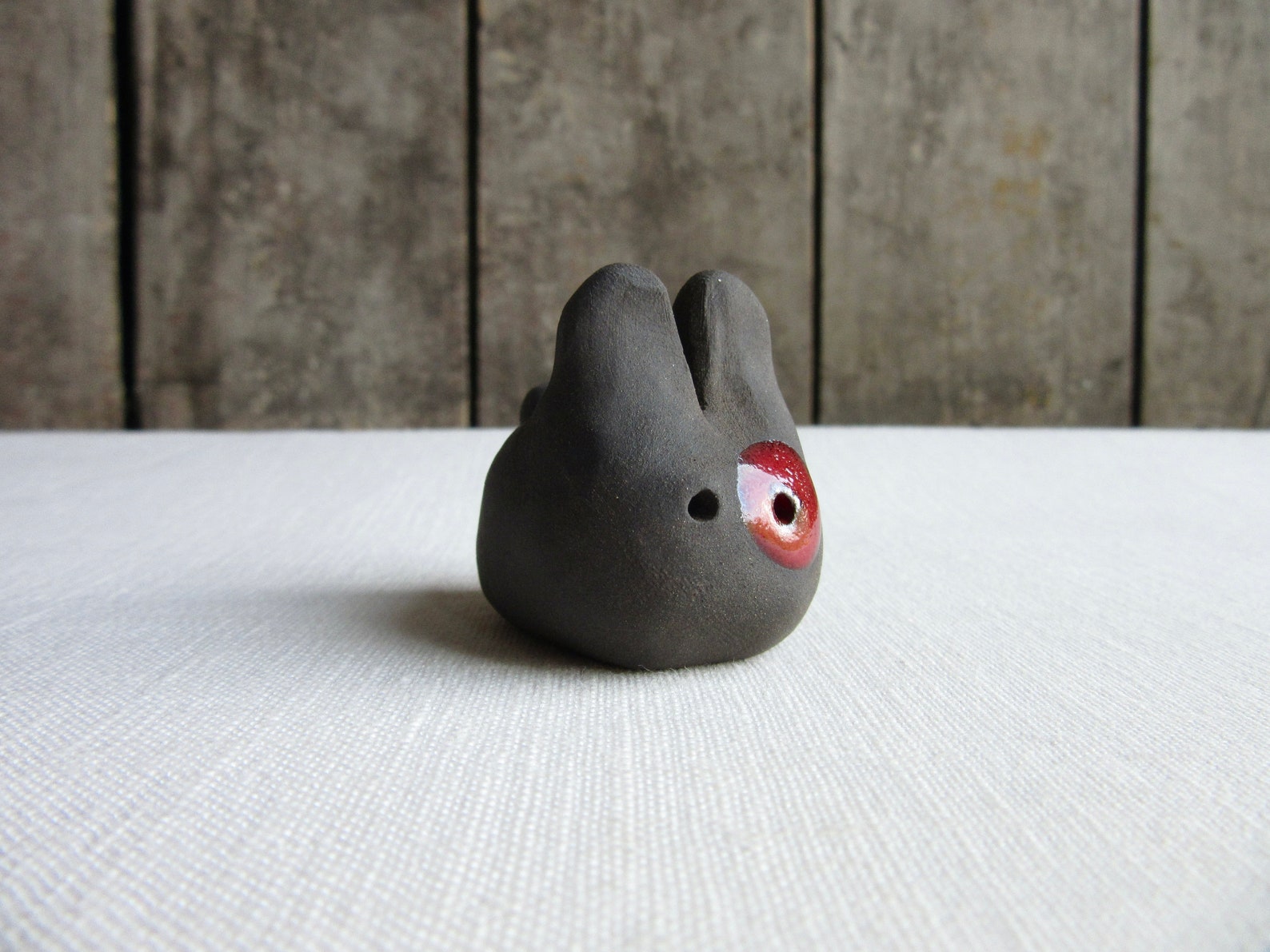 Spotted Bun Miniature Ceramic Figurine | Bunny Rabbit Figurine, Funny ...