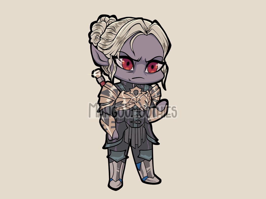 Minthara Sticker Baldur's Gate 3 Minthara Inspired Sticker, BG3 Vinyl ...