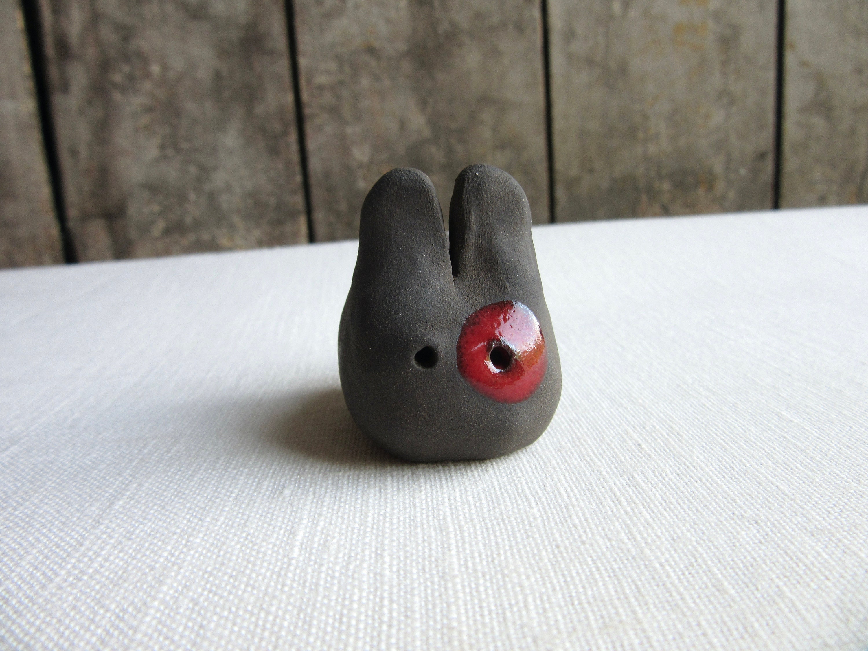 Spotted Bun Miniature Ceramic Figurine | Bunny Rabbit Figurine, Funny ...