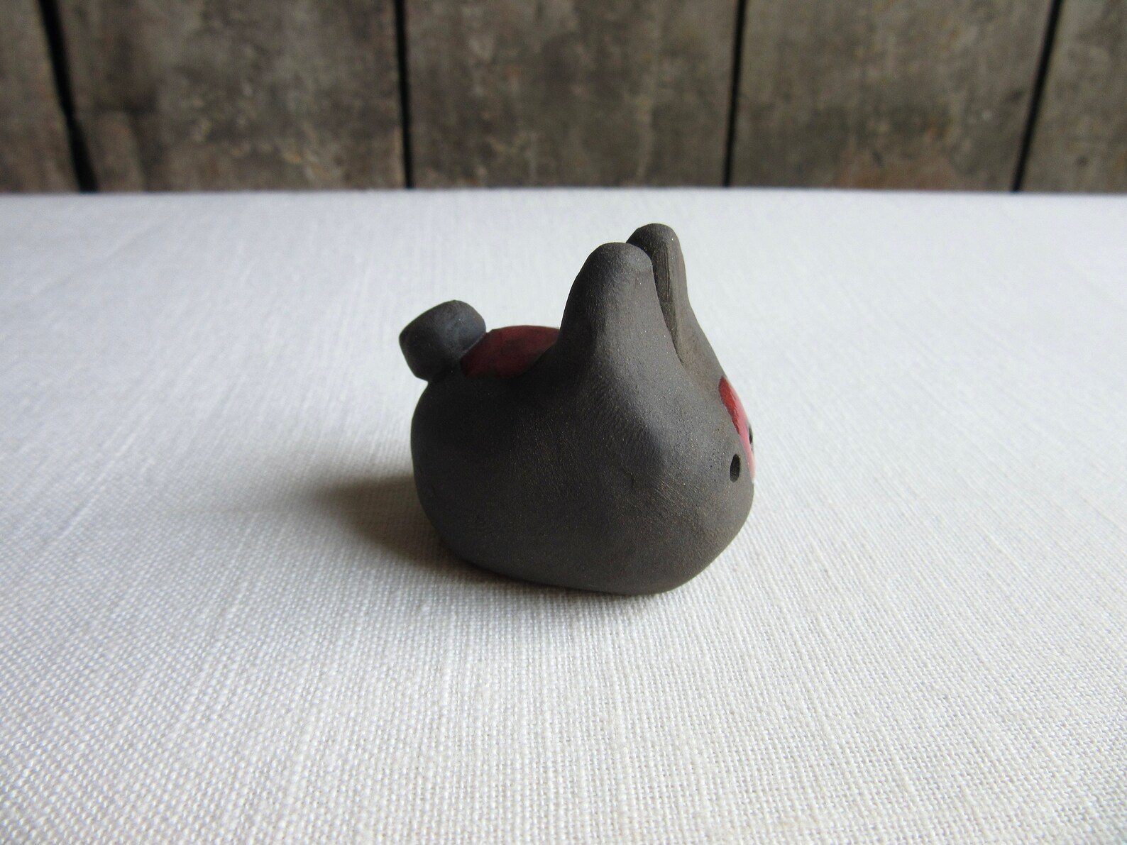 Spotted Bun Miniature Ceramic Figurine | Bunny Rabbit Figurine, Funny ...