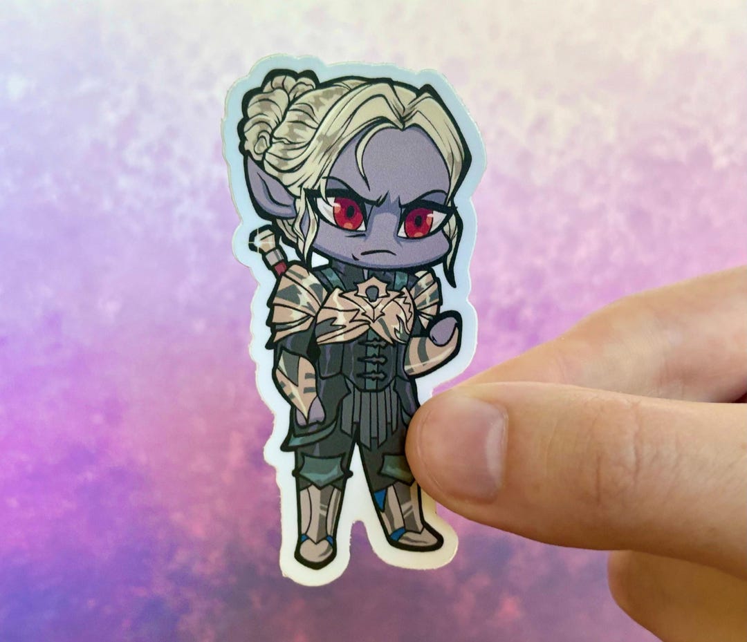 Minthara Sticker Baldur's Gate 3 Minthara Inspired Sticker, BG3 Vinyl ...