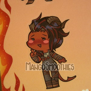 Karlach Sticker Sheet Baldur's Gate 3 Karlach Inspired Sticker Sheet ...
