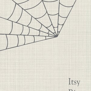 Itsy Bitsy Spider Nursery Wall Art Set of 2, Nursery Artwork, Spider ...