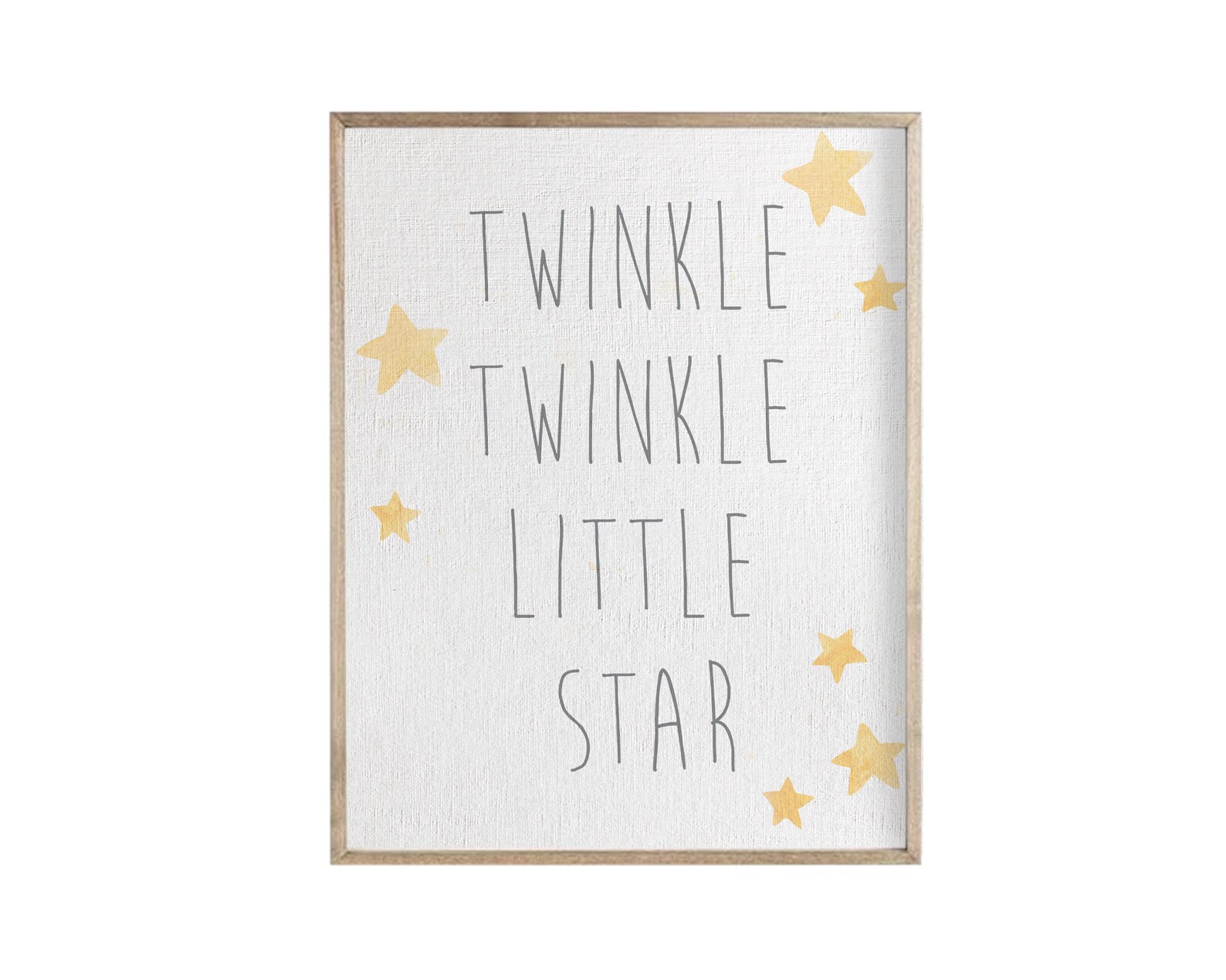 Twinkle Twinkle Little Star Set of 2 Nursery Prints, Nursery Wall Art ...