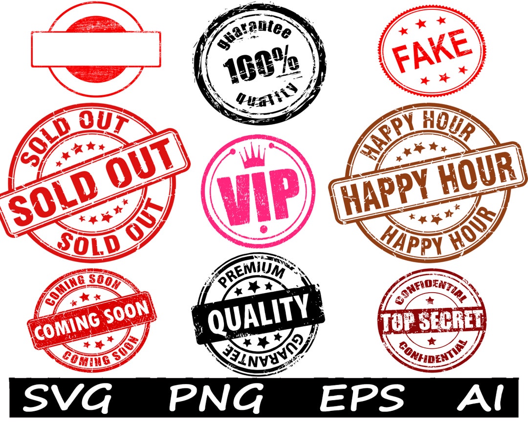 Top Secret SVG Vector Stamps Rubber Stamps PNG - Etsy