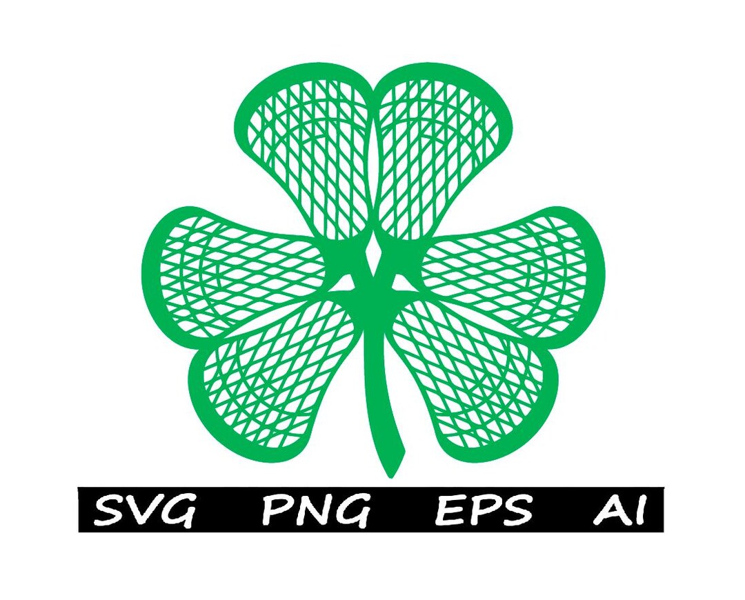 Lacrosse Shamrock SVG Cricut | Silhouette | Laser Engraving Digital ...