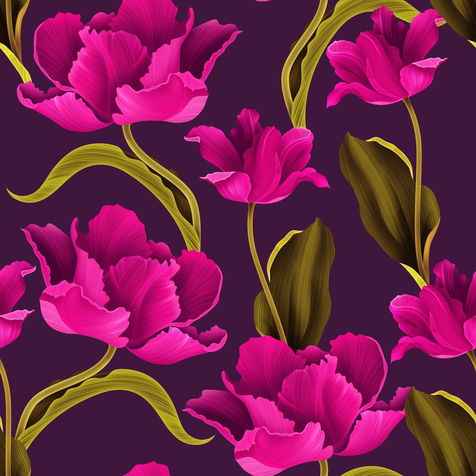 Bright Flowers Clipart Flowers PNG File Flowers Png Digital - Etsy