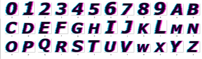 Distorted Font SVG | PNG | Instant Download | Tik Tok Font Svg - Etsy
