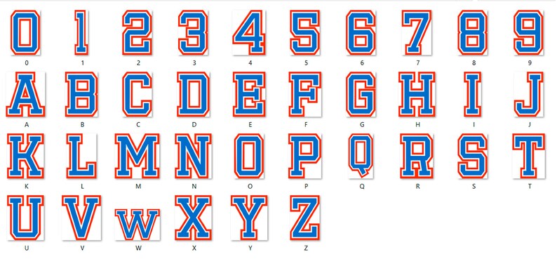 Varsity Font Svg,varsity Alphabet Numbers,baseball Font Svg,college ...