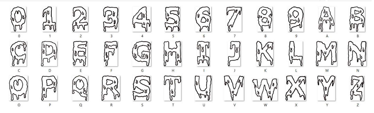 Dripping Font Svg, Dripping Alphabet Svg, Dripping Number Svg, Dripping ...