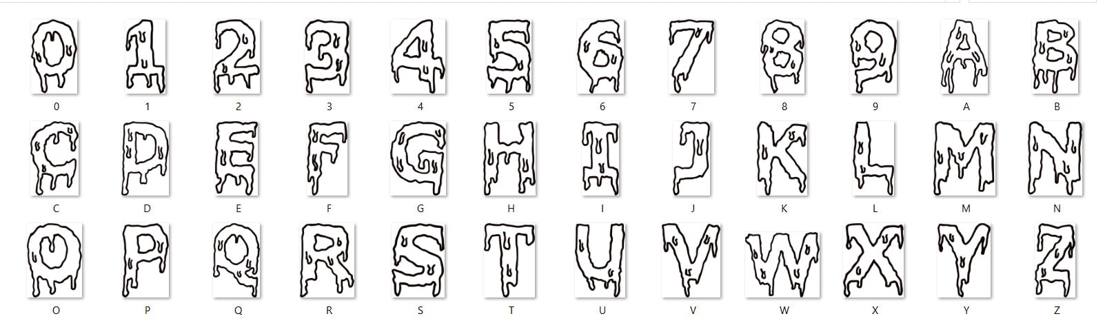 Dripping Font Svg, Dripping Alphabet Svg, Dripping Number Svg, Dripping ...