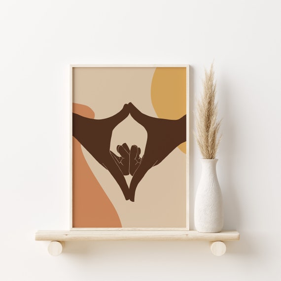 Yoni Hand Symbol Yoni Art Print Chakra Art Goddess Art - Etsy