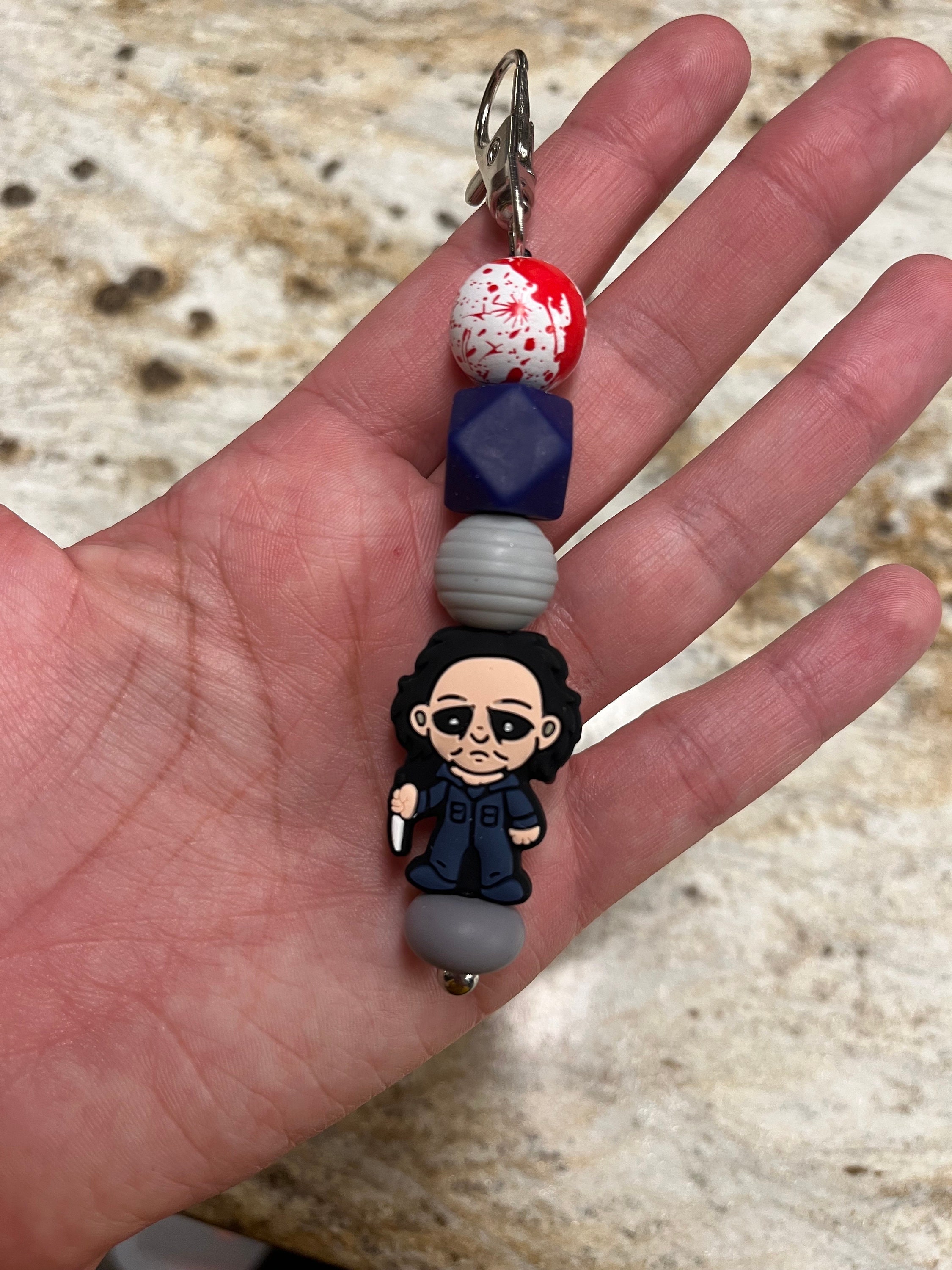 Horror Keychain Michael Myers Car Keys Backpack Zipper - Etsy