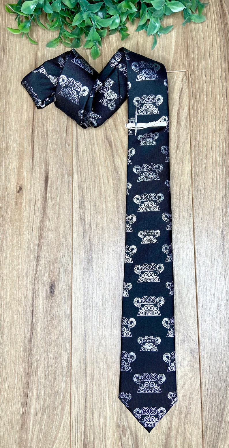 Hmong Snails Design Mens's Tie - Etsy