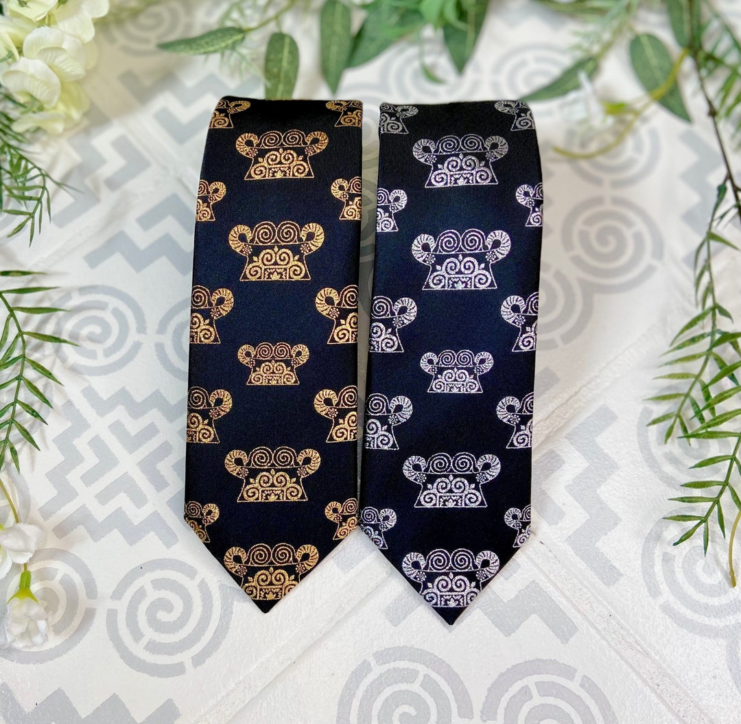 Hmong Snails Design Mens's Tie - Etsy