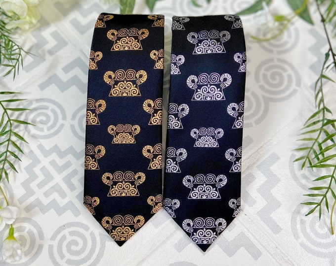 Hmong Snails Design Mens's Tie - Etsy