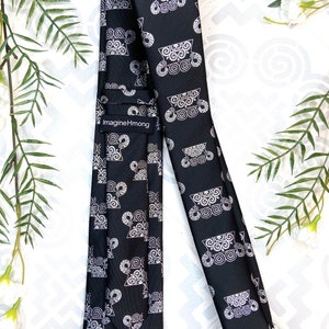 Hmong Snails Design Mens's Tie - Etsy