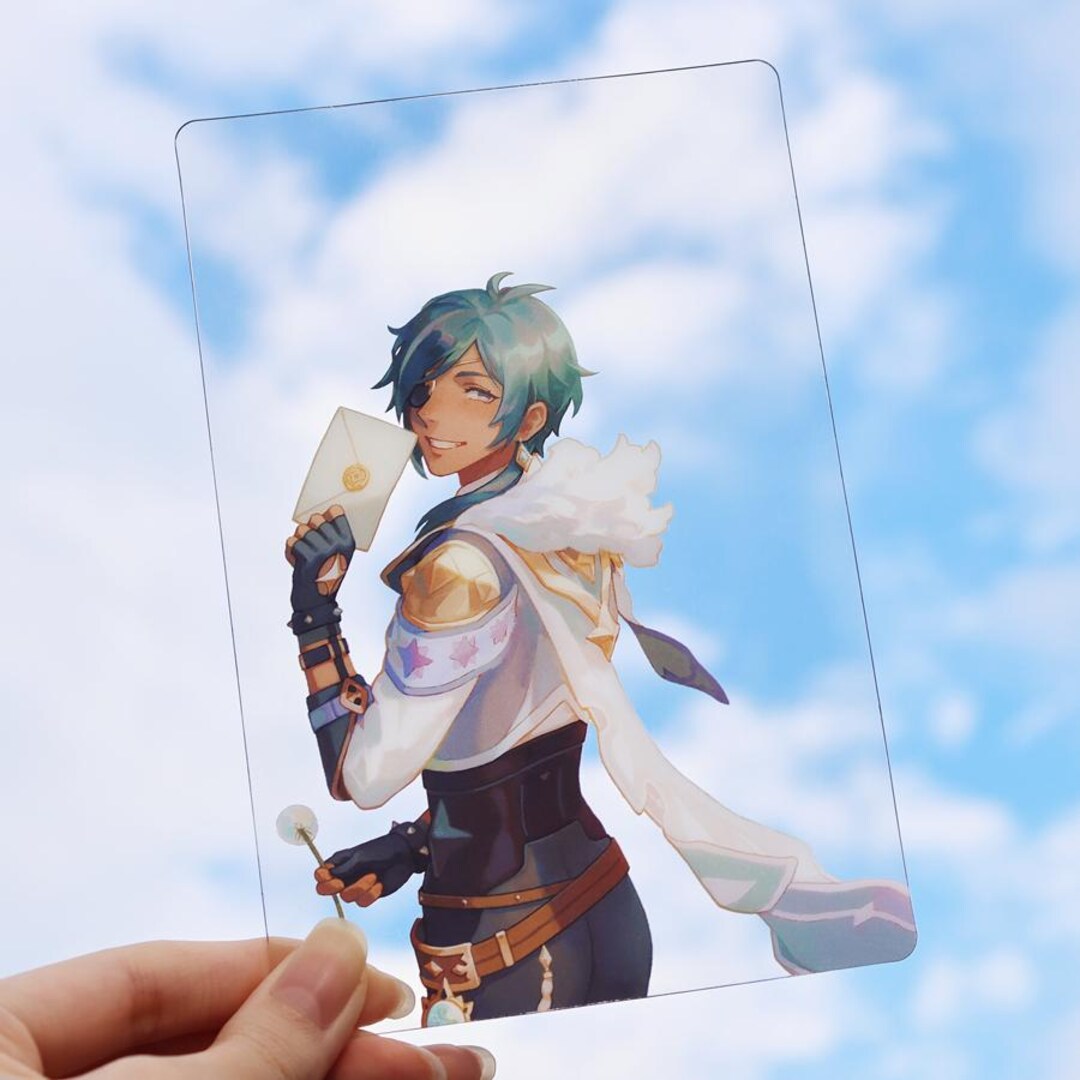 Kaeya Clear Card - Etsy
