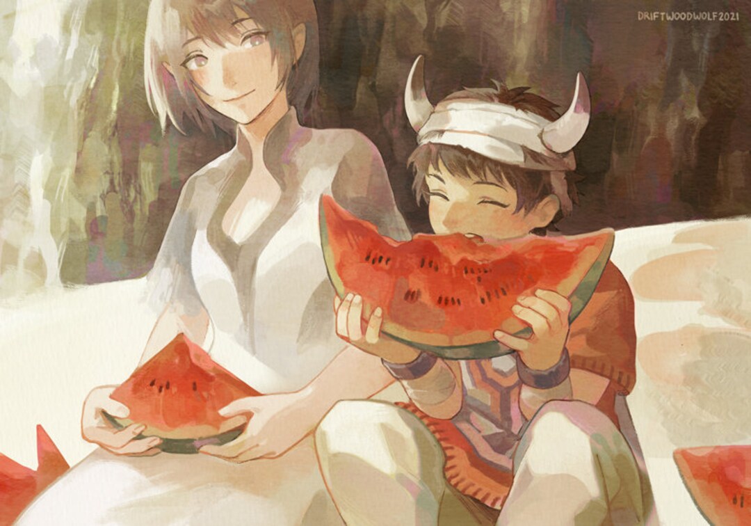 Ico And Yorda Art Print Etsy 