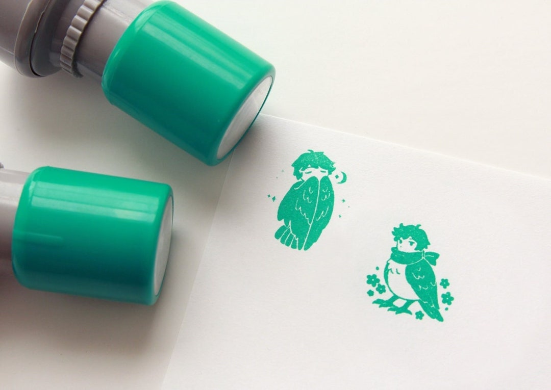 Bird Boy Self-inking Stamps - Etsy