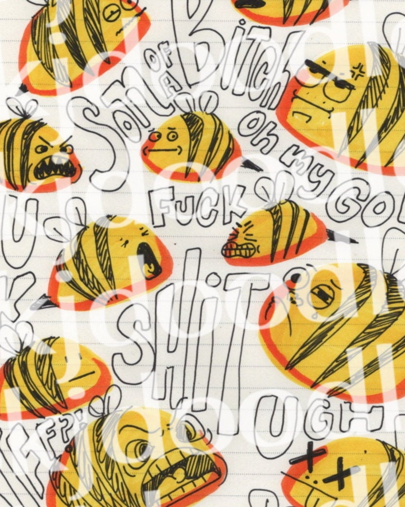 Anxiety Bees Digital Download - Etsy