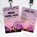 Digital Personalised Hen Party Festival Pass Template - Etsy