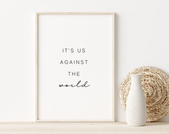 Against the World - Etsy