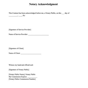 Service Contract - Etsy