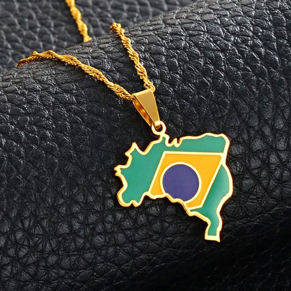 Brazil Necklace - Etsy