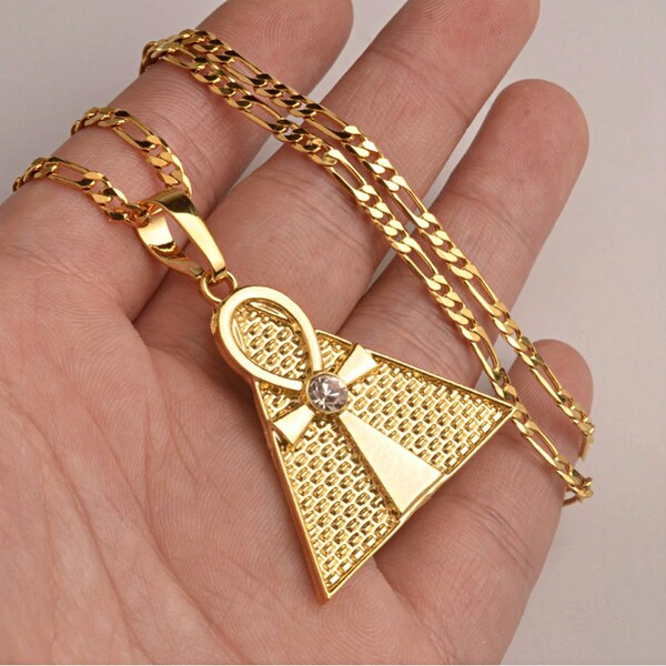 Pyramid Necklace - Etsy