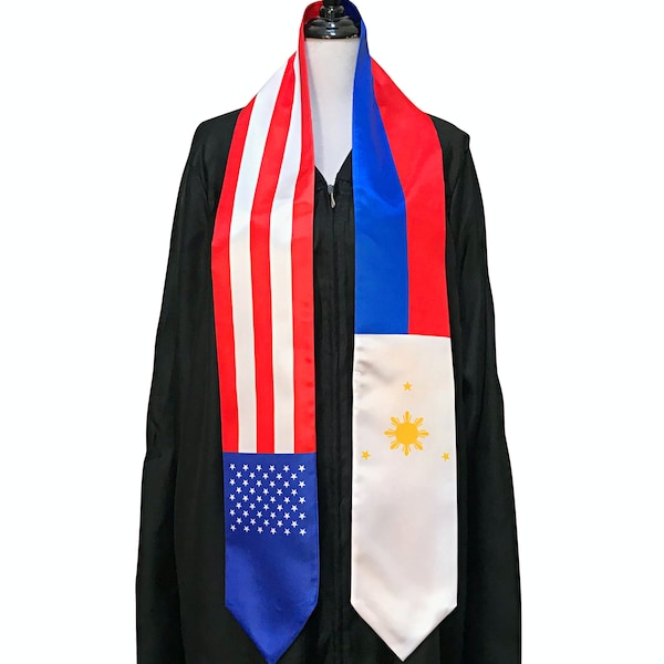 Usa Philippines Graduation Sash - Etsy