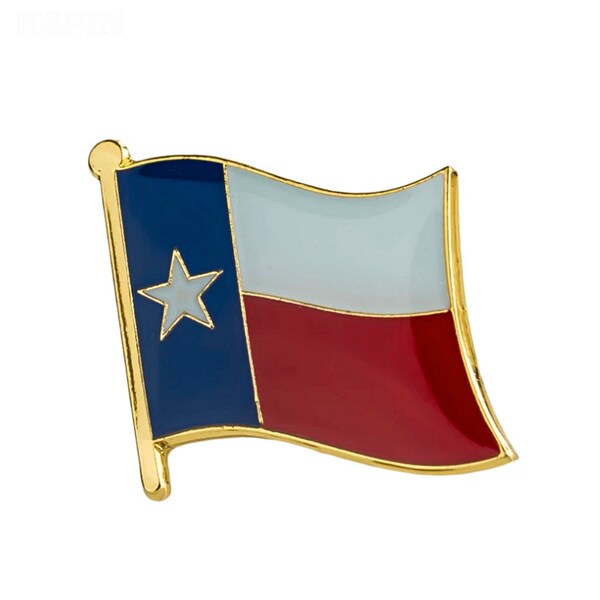 Texas Enamel Pin - Etsy