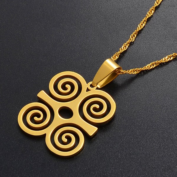 Adinkra Symbol Necklace - Etsy
