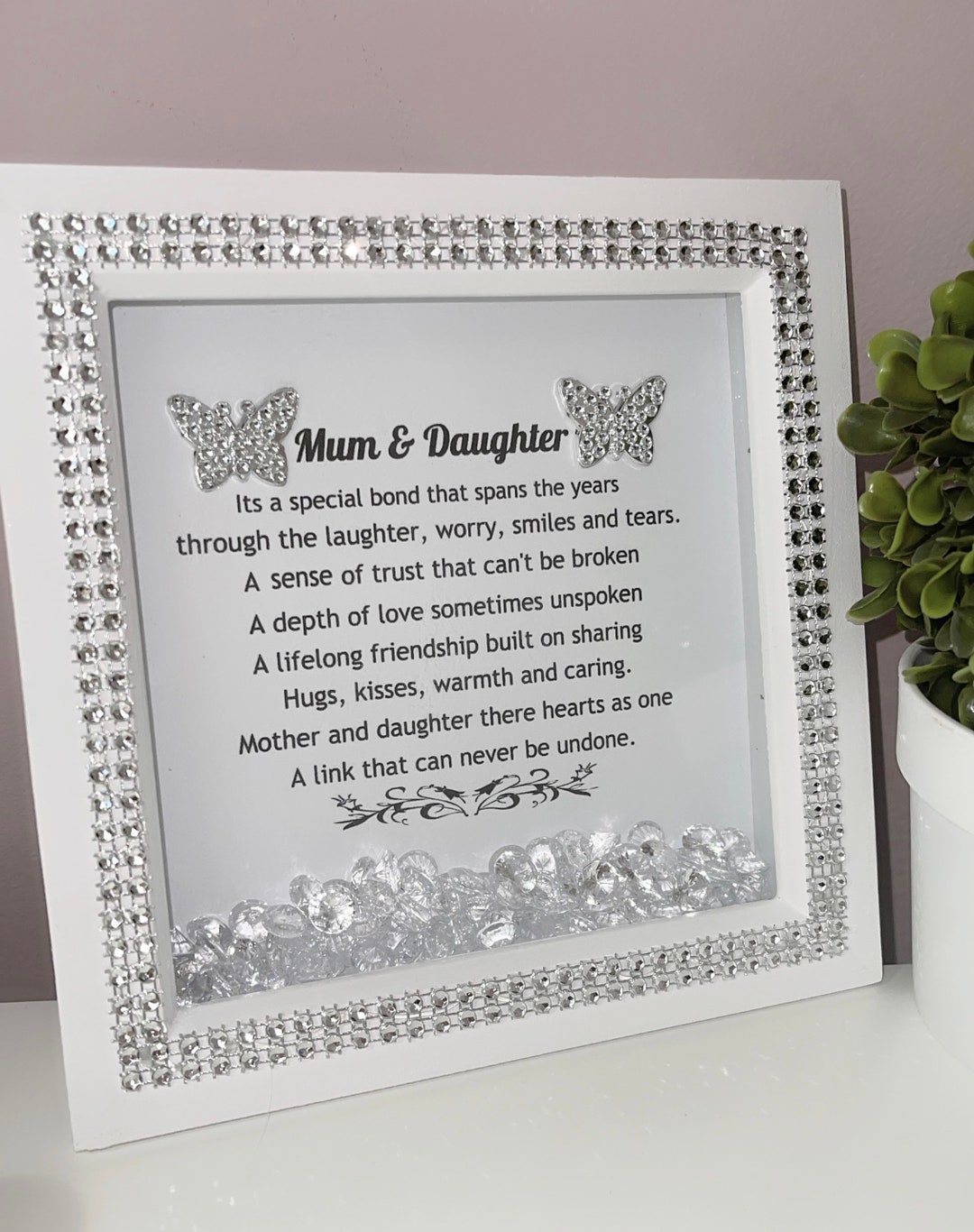 Gorgeous Mum and Daughter Personalised Frame - Etsy UK