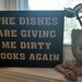 Dirty Dishes Wood Sign - Etsy