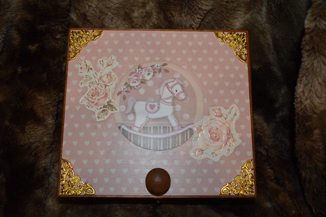 Baby Girl Keepsake Box - Memory Box - Etsy