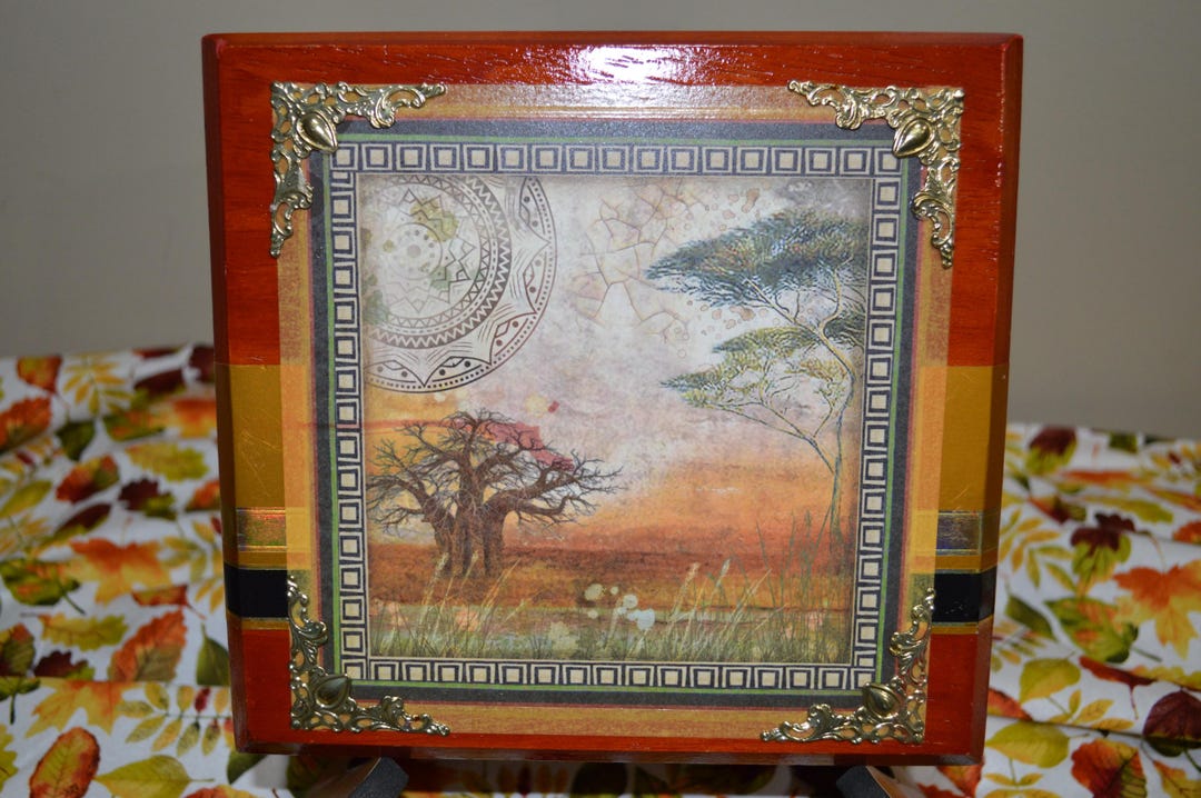 Safari Keepsake - Cigar Box Memory Box - Etsy