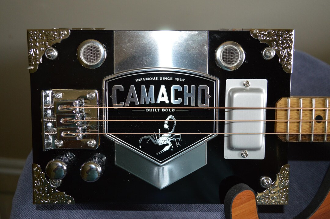 CAMACHO SILVER cigar Box Guitar Right Handed CBG - Etsy
