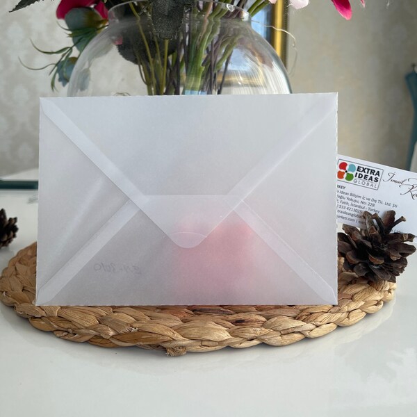 Translucent Envelope - Etsy