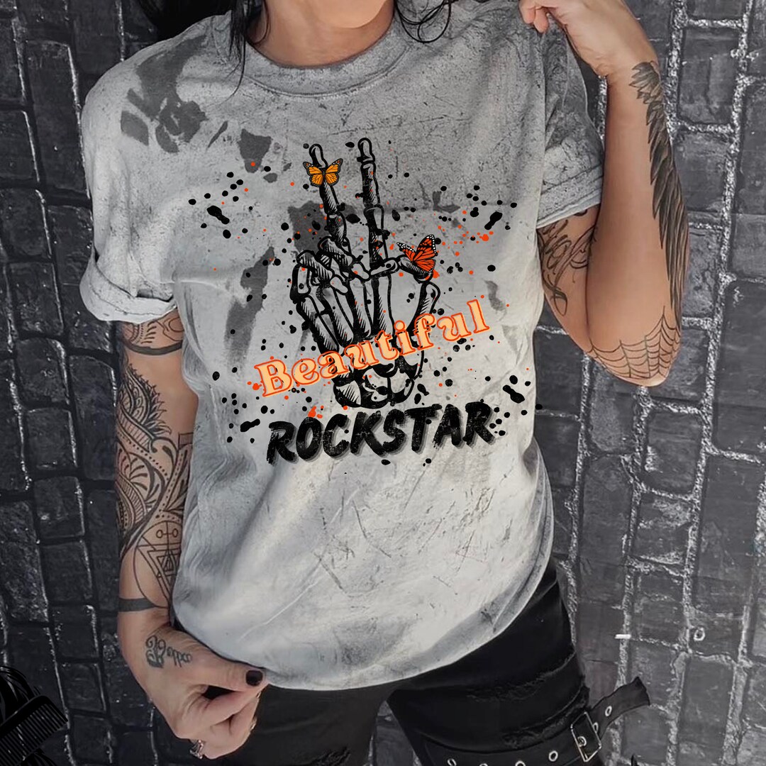 Beautiful Rockstar Png - Etsy