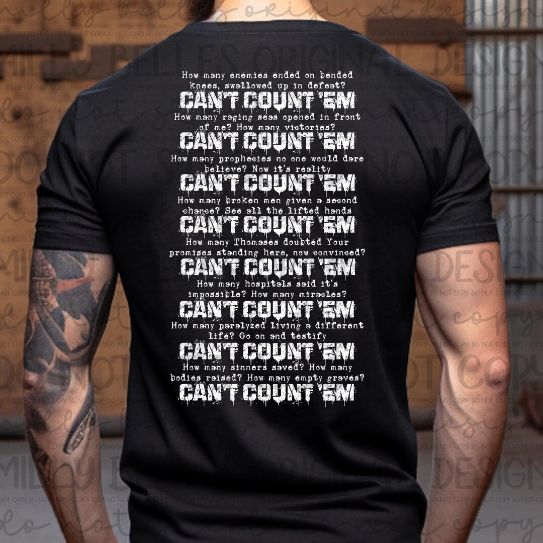 Count Em PNG Design - Etsy