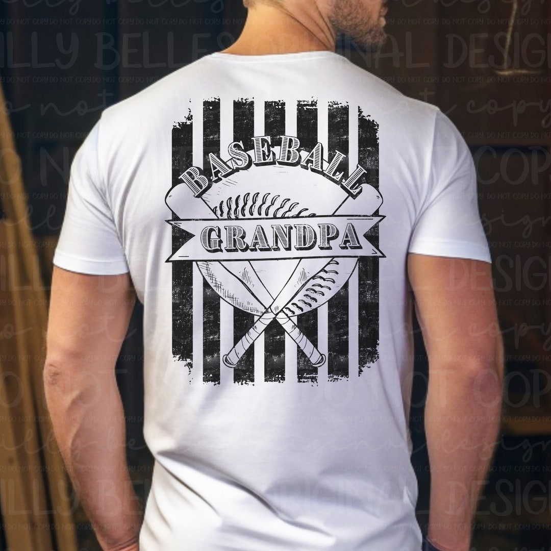 Baseball Grandpa Png With Pocket Design Svg - Etsy
