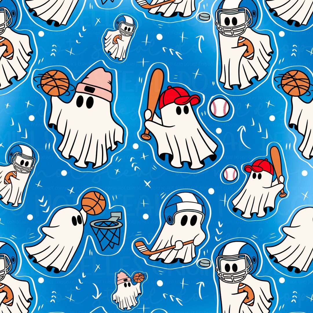 Ghost Sports Seamless *this is a Digital Download* - Etsy