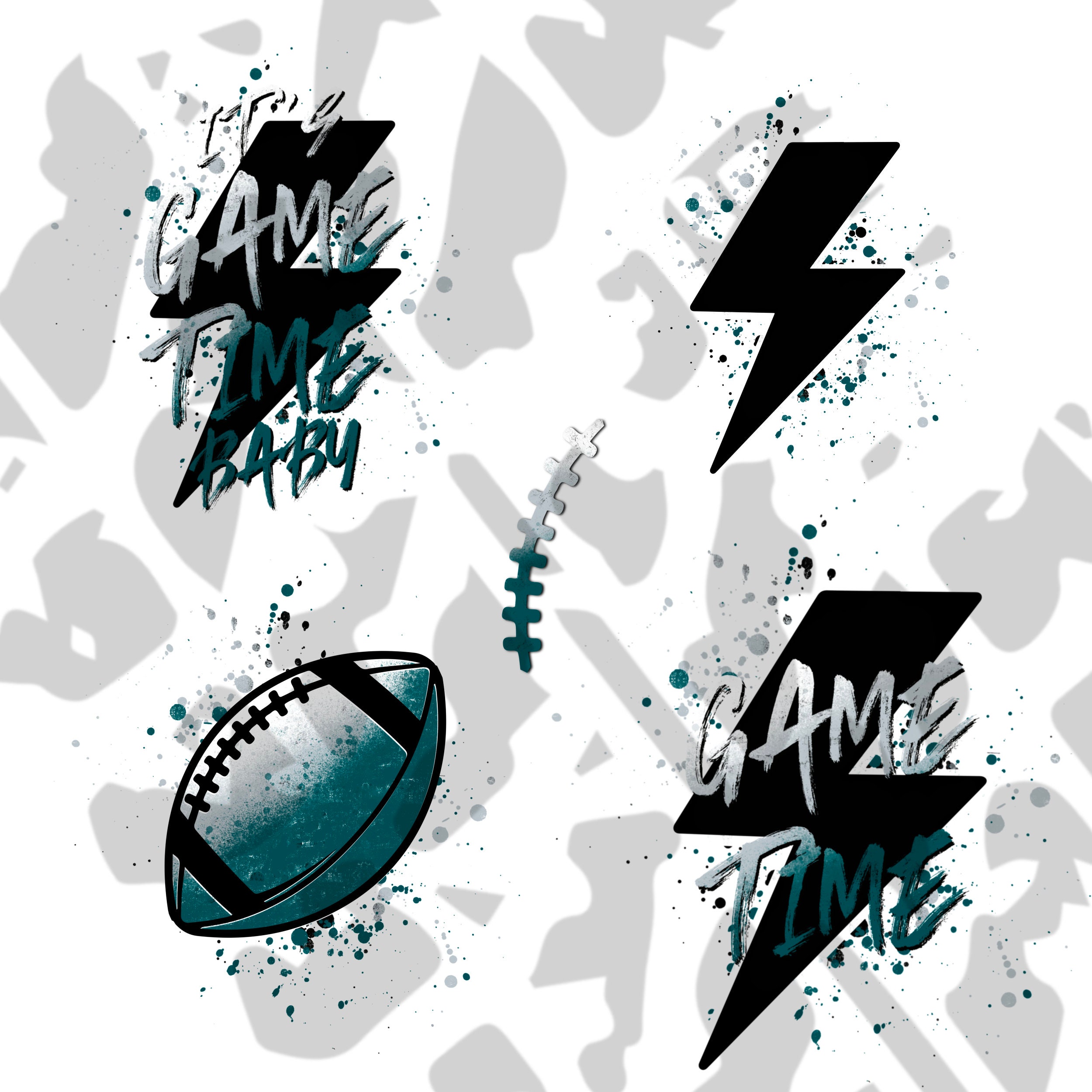 Eagles Football Colors Png - Etsy