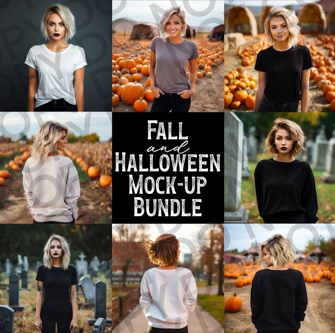 Fall/halloween Mock-up BUNDLE - Etsy