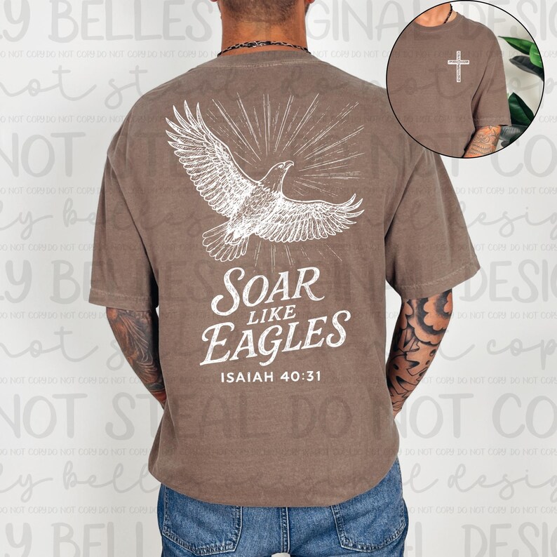 Soar Like Eagles MENS Png *this is a Digital Design* - Etsy